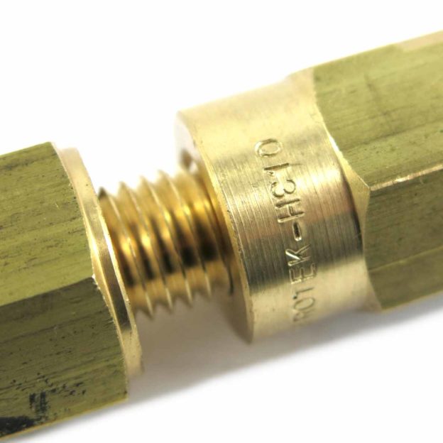 Hose End Brass 10mm Female 9/16" UNF thread with Male Bullnose - PRO ...